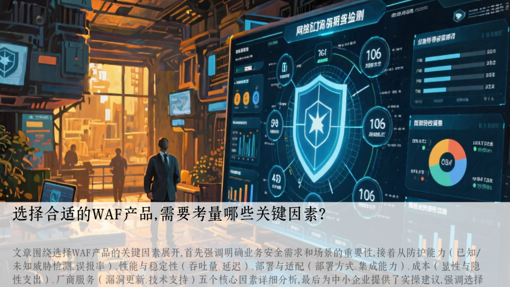 选择合适的WAF产品，需要考量哪些关键因素？ - 阿狸测试
